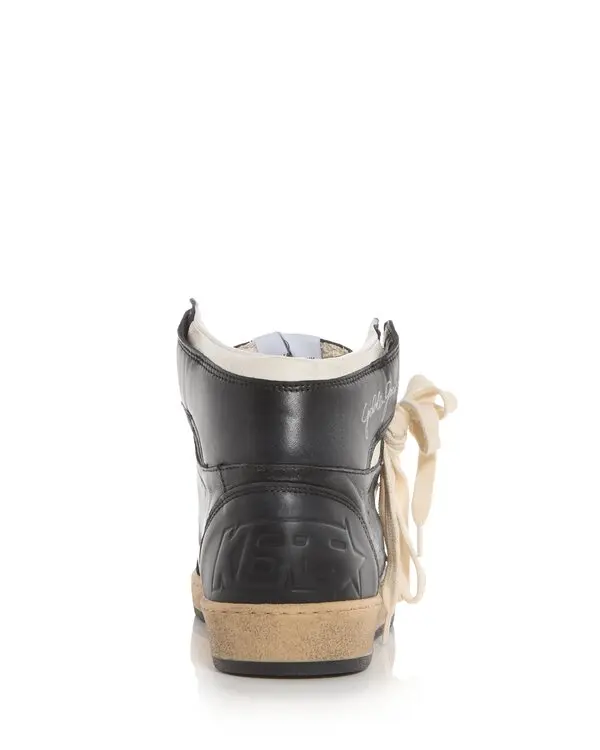 GOLDEN GOOSE Sky Star High-top Sneakers - Black/white