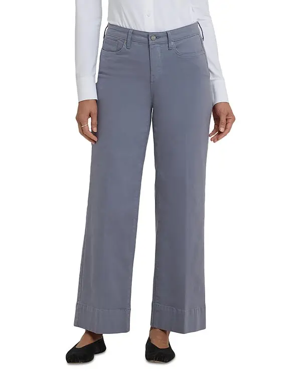NYDJ Petites Teresa Wide Leg Ankle Jeans