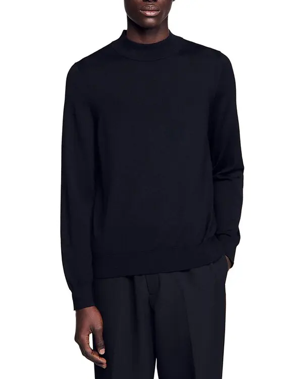 Sandro Wool Sweater - Black