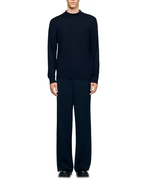 Sandro Wool Sweater - Black