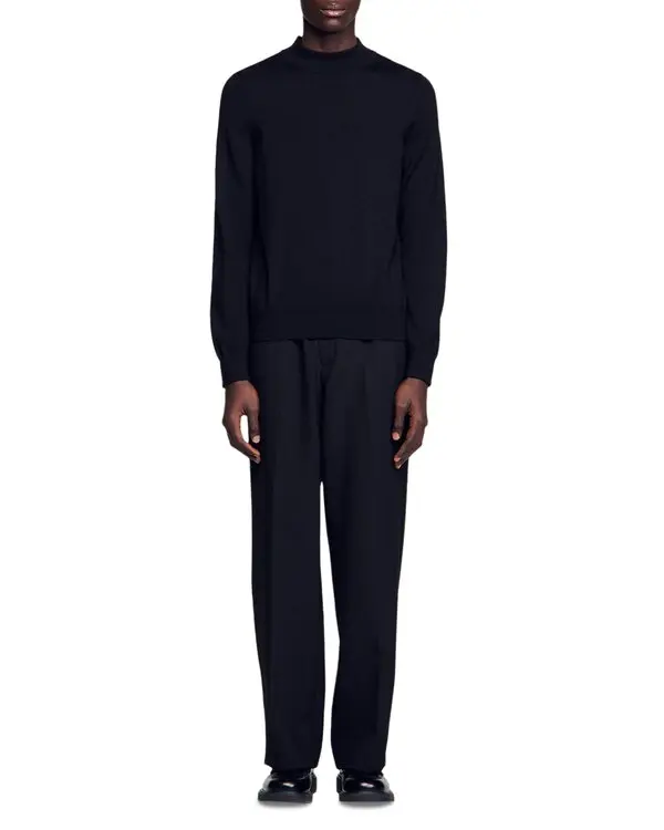 Sandro Wool Sweater - Black
