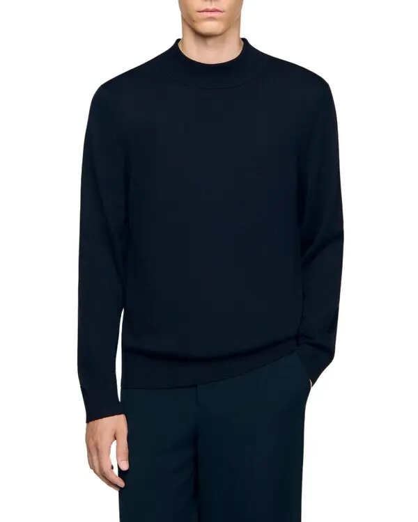 Sandro Wool Sweater - Black