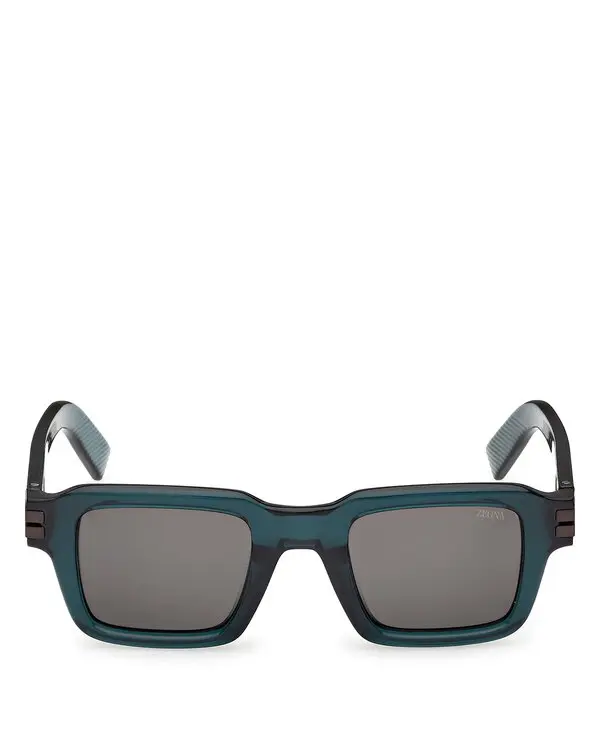 Zegna 48mm Square Frame Sunglasses