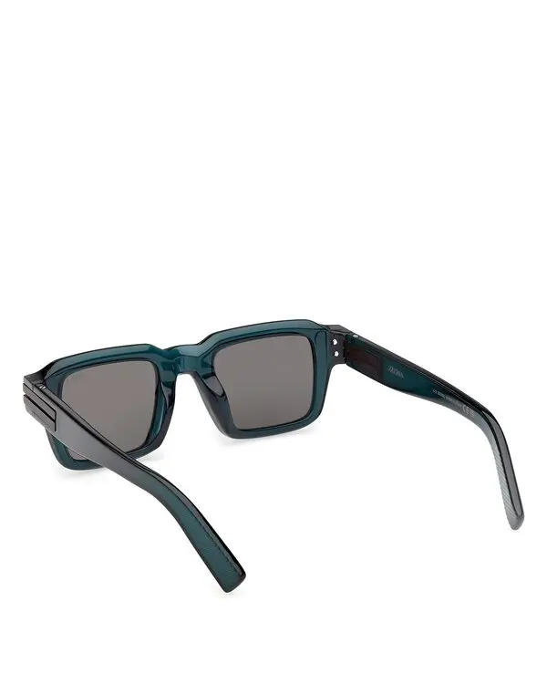 Zegna 48mm Square Frame Sunglasses