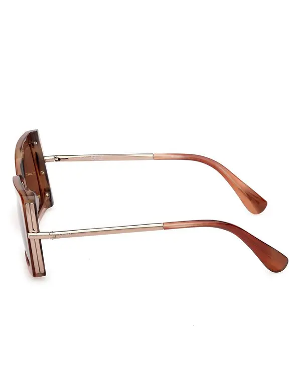 Max Mara Butterfly Sunglasses, 53mm - Red/brown