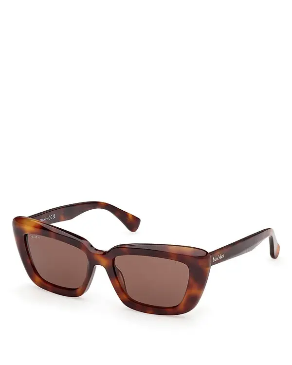Max Mara Cat Eye Sunglasses 54mm - Havana/brown