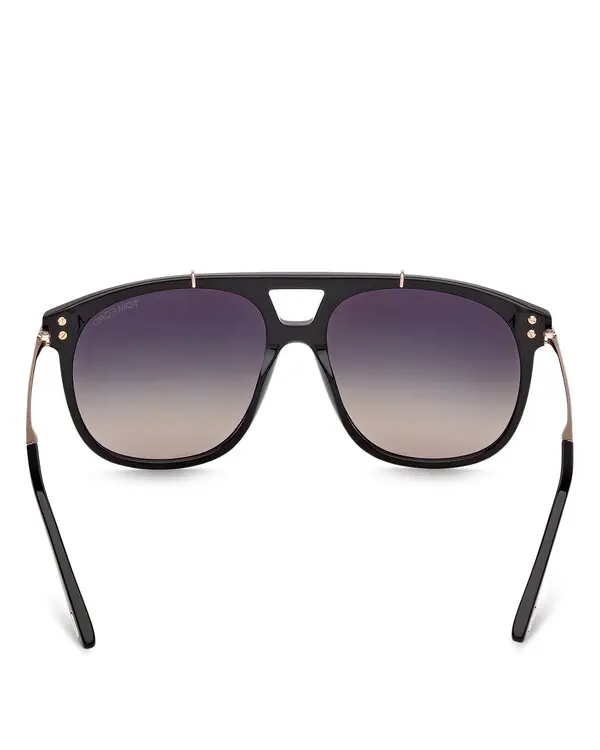TOM FORD Sam Navigator 58mm Sunglasses