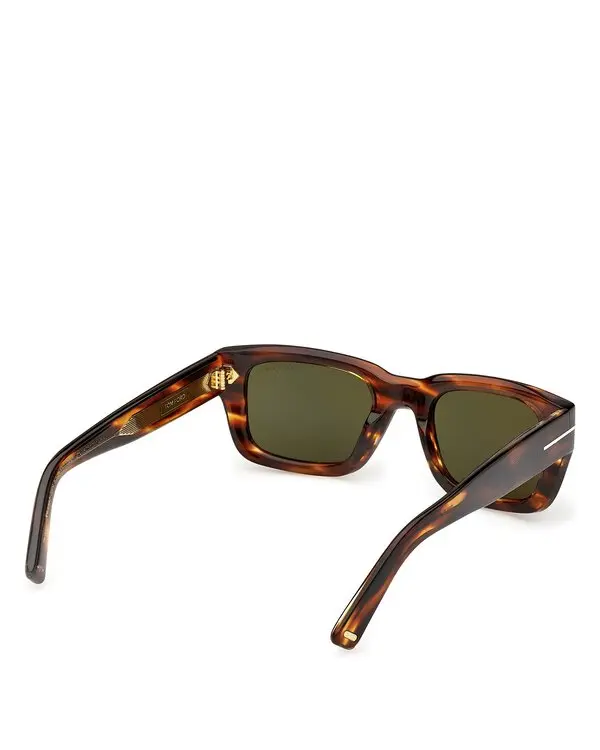 TOM FORD Rectangular Sunglasses, 52mm