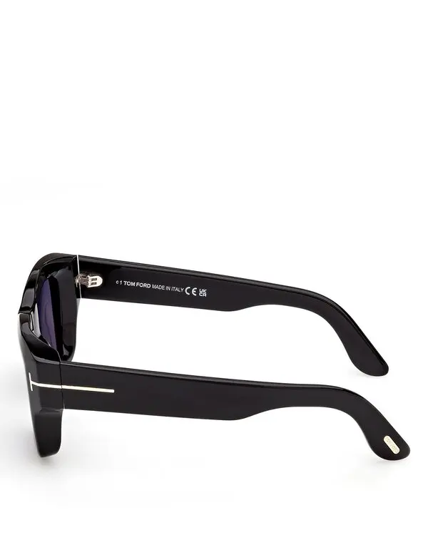 TOM FORD Ilias Square Sunglasses, 50mm