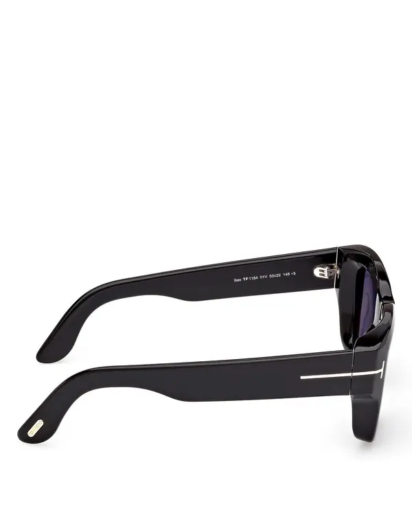TOM FORD Ilias Square Sunglasses, 50mm