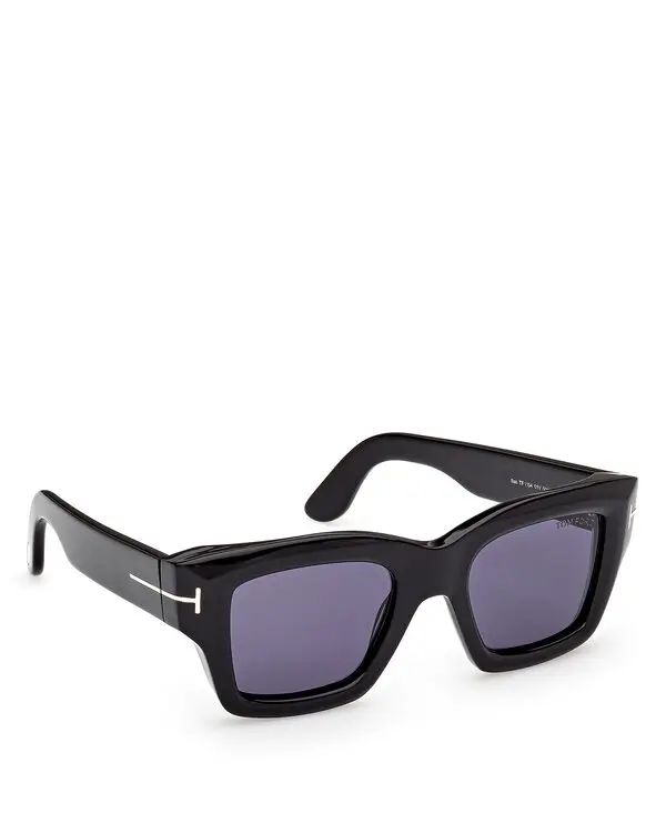 TOM FORD Ilias Square Sunglasses, 50mm