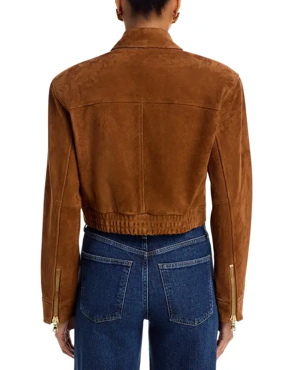 L'Agence Micah Suede Jacket