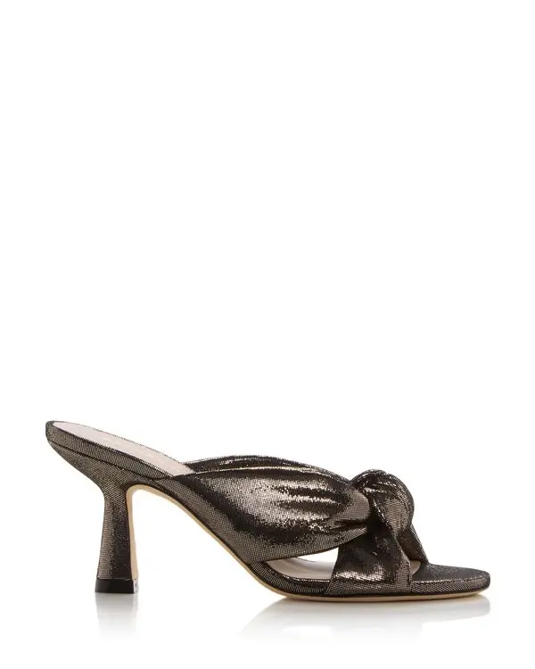 STUART WEITZMAN Soplaya Slide Sandals - Platino
