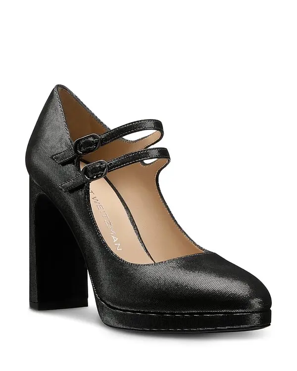 STUART WEITZMAN Babette Platform Pumps - Gunmetal