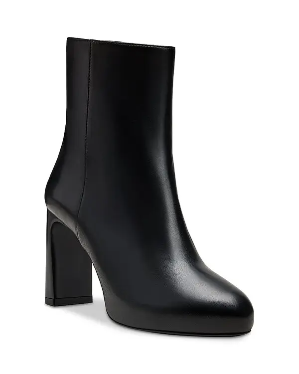 STUART WEITZMAN Babette Platform Booties - Black