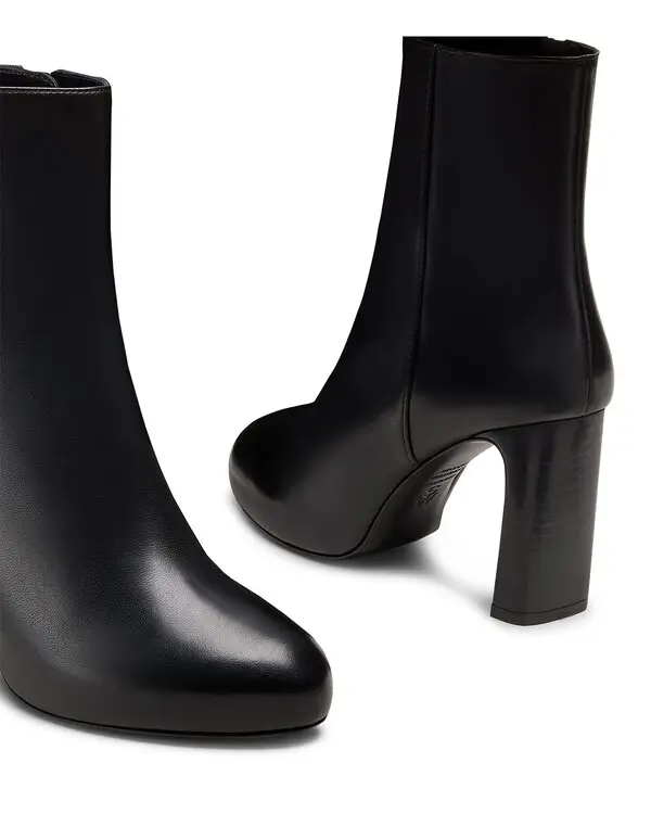 STUART WEITZMAN Babette Platform Booties - Black