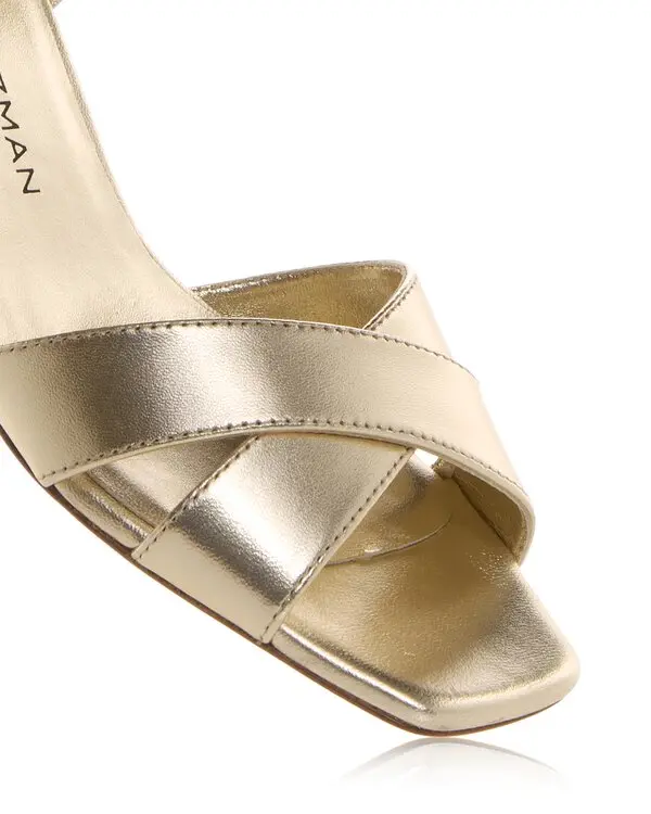 STUART WEITZMAN Vinnie Sandal - Light Gold