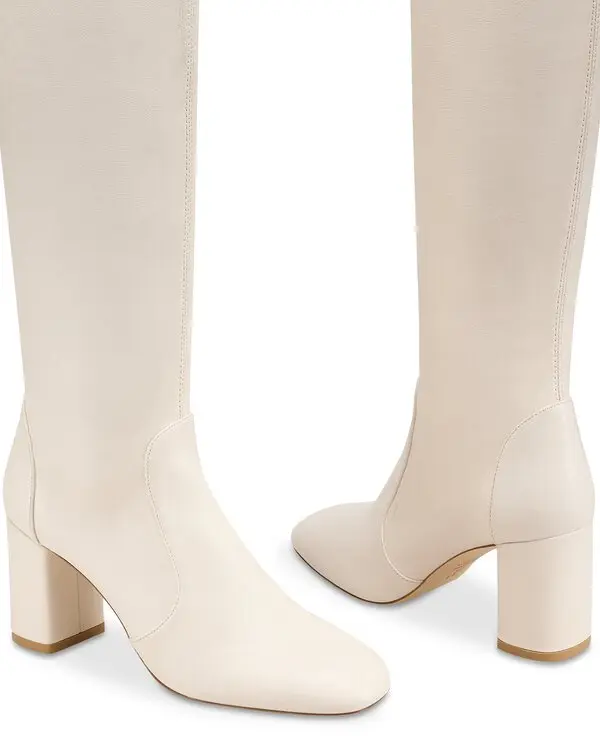 STUART WEITZMAN Lucie 75 Boots - Cream