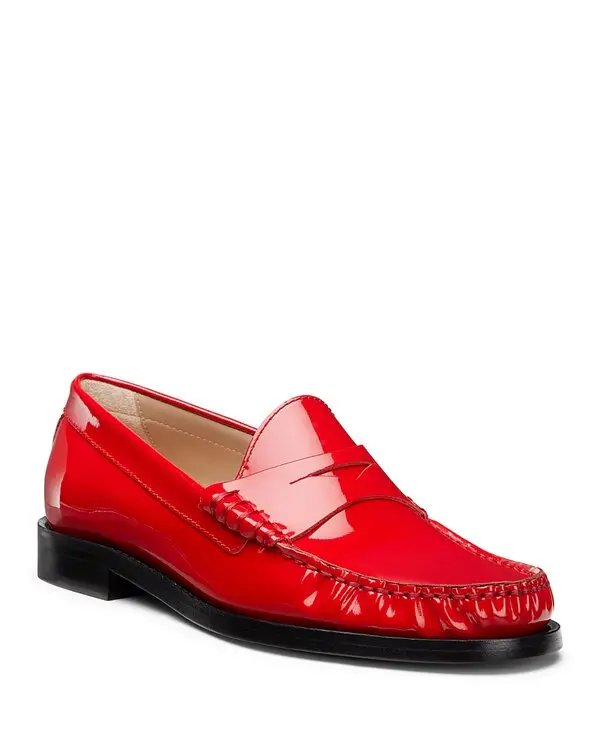 STUART WEITZMAN Lottie Loafer Flats - Cherry