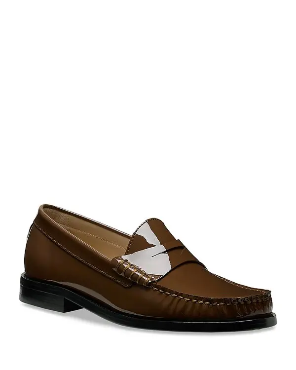 STUART WEITZMAN Lottie Loafer Flats - Walnut