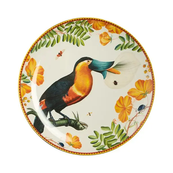 La DoubleJ Decorative Plate - Floroucan