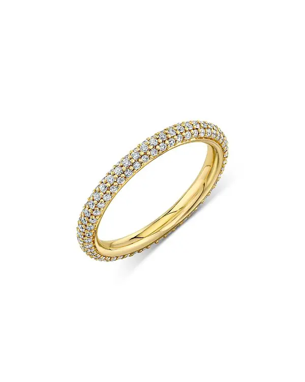 SYDNEY EVAN 14k Yellow Diamond Pave Ring - Gold