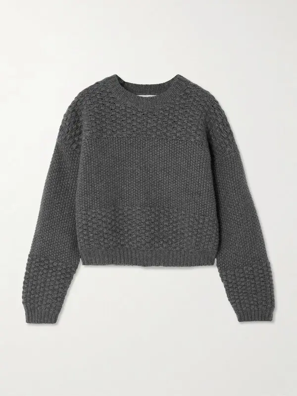 LISA YANG Signe Cashmere Sweater - Gray