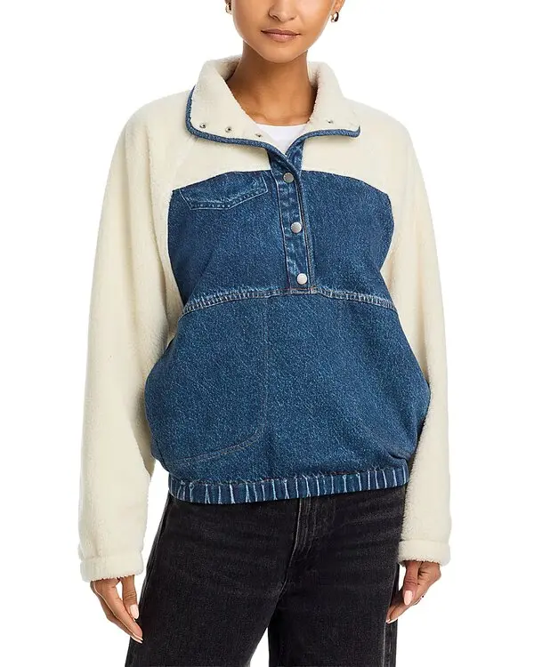 Rag & Bone Miramar Fleece Pullover - Almda
