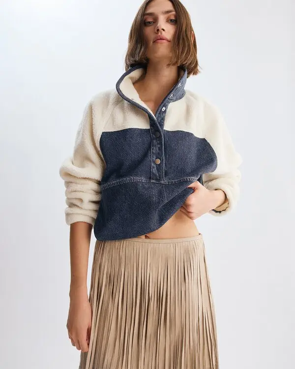 Rag & Bone Miramar Fleece Pullover - Almda