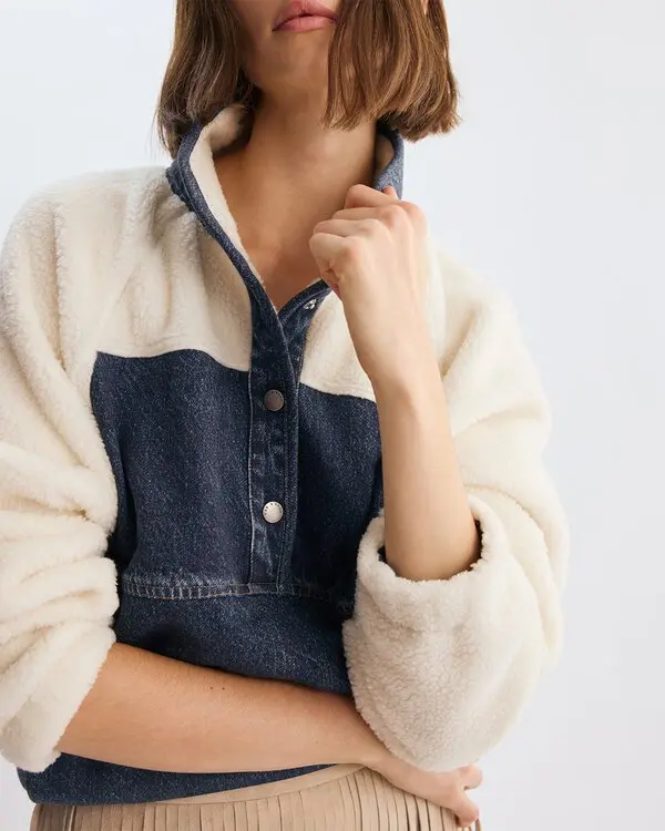 Rag & Bone Miramar Fleece Pullover - Almda