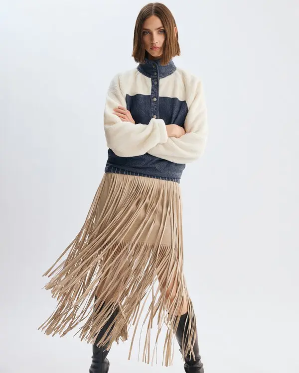 Rag & Bone Miramar Fleece Pullover - Almda