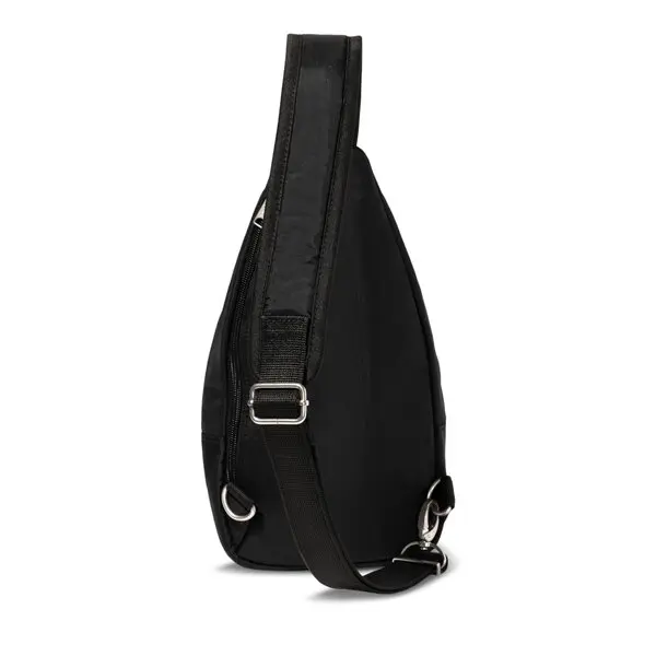 BAGGALLINI Travel Smart Edit Securtex Anti-theft Daytripper Sling Bag - Black