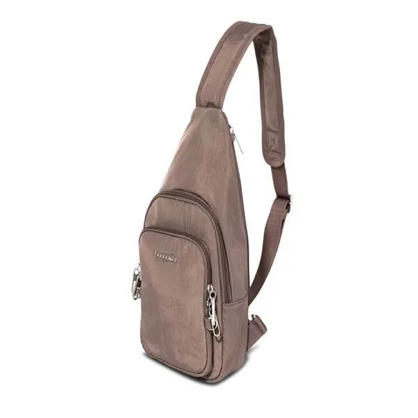 BAGGALLINI Travel Smart Edit Securtex Anti-theft Daytripper Sling Bag - Portobello