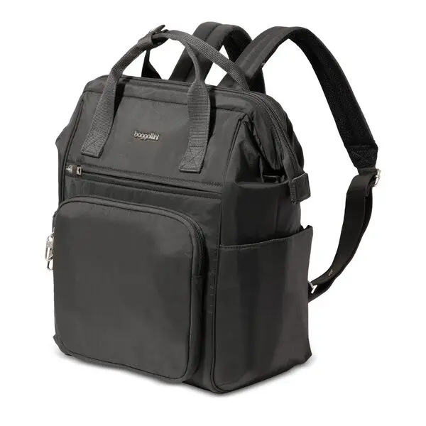 BAGGALLINI The Travel Smart Edit Securtex Anti-theft Windsor Backpack - Charcoal