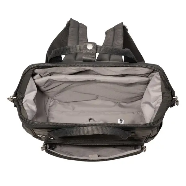 BAGGALLINI The Travel Smart Edit Securtex Anti-theft Windsor Backpack - Charcoal