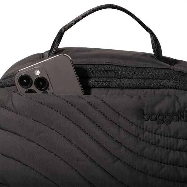 BAGGALLINI Set Wave Backpack - Black Wave Puff