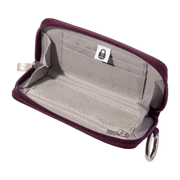BAGGALLINI The Jet Set Edit Deluxe Card Case - Mulberry