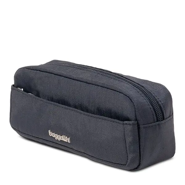 BAGGALLINI The Jet Set Edit Long Pocket Cosmetic Pouch - French Navy Twill