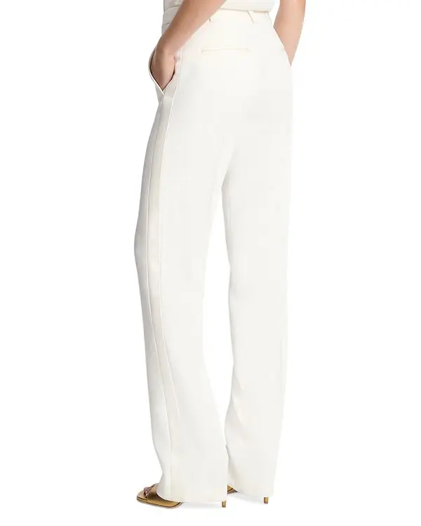 Michael Kors Double Crepe Sable Tuxedo Pants
