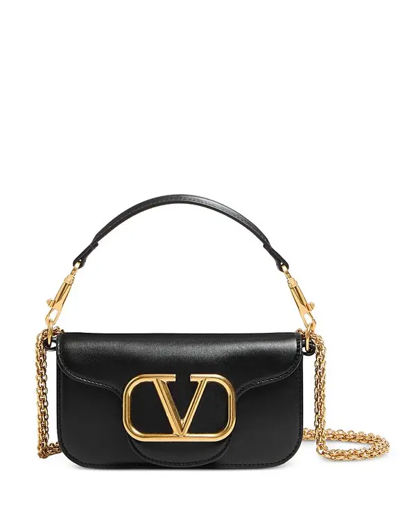 Valentino Garavani Loco Small Vlogo Shoulder Bag - Black