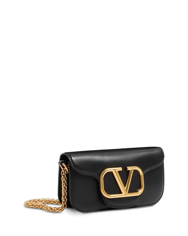 Valentino Garavani Loco Small Vlogo Shoulder Bag - Black