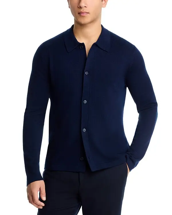 Michael Kors Merino Wool Cardigan - Midnight