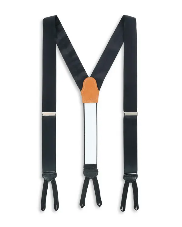 Trafalgar Brace And Bow Tie Set - Black