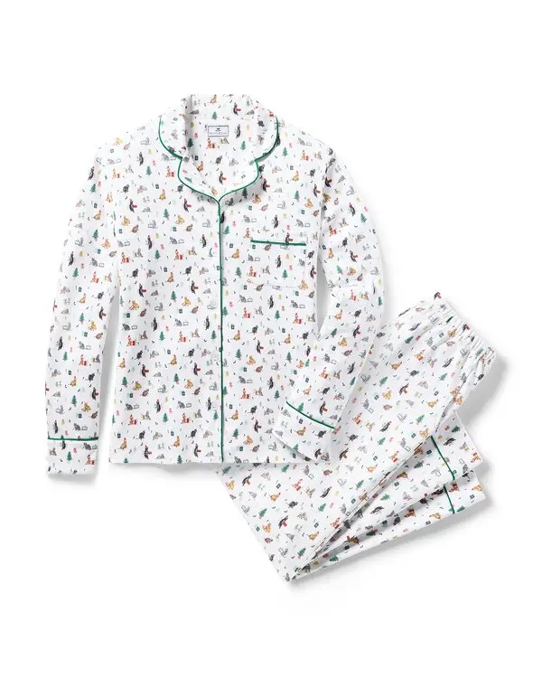 PETITE PLUME Merry Meow Pima Pajama Set