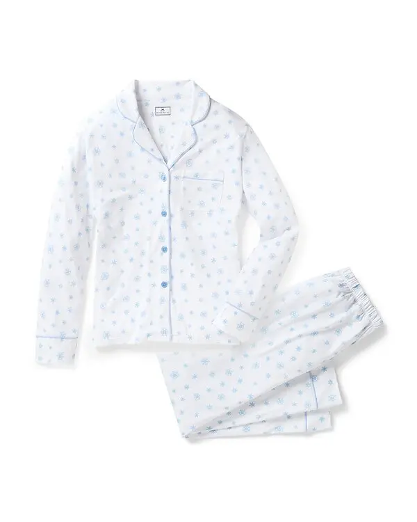PETITE PLUME Periwinkle Wonderland Pima Pajama Set - Blue