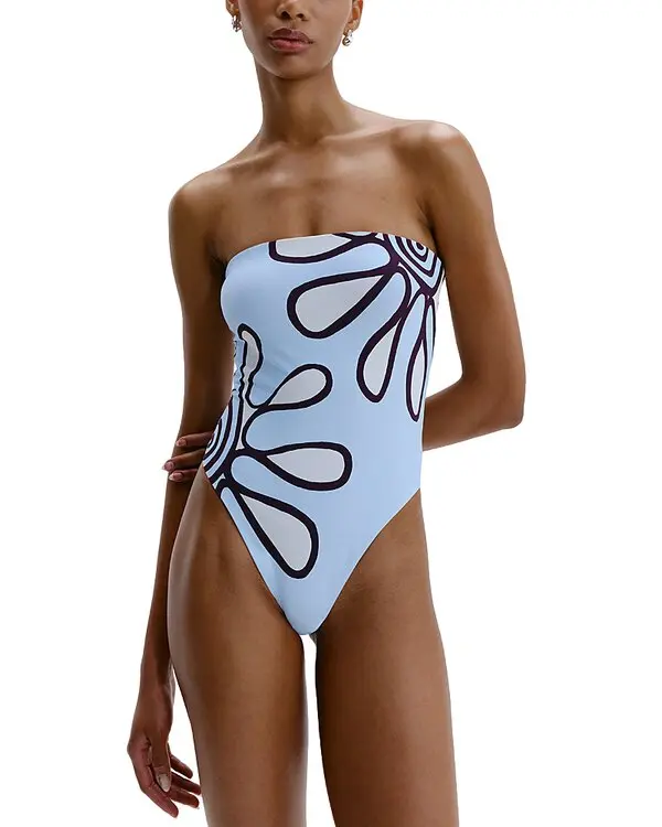 CALA DE LA CRUZ Lore One Piece Swimsuit - Namurceleste