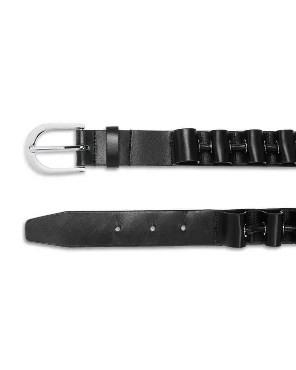 Brandon Maxwell Steele Leather Belt