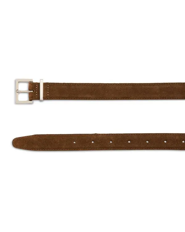 FRAME The Suede Square Buckle Belt