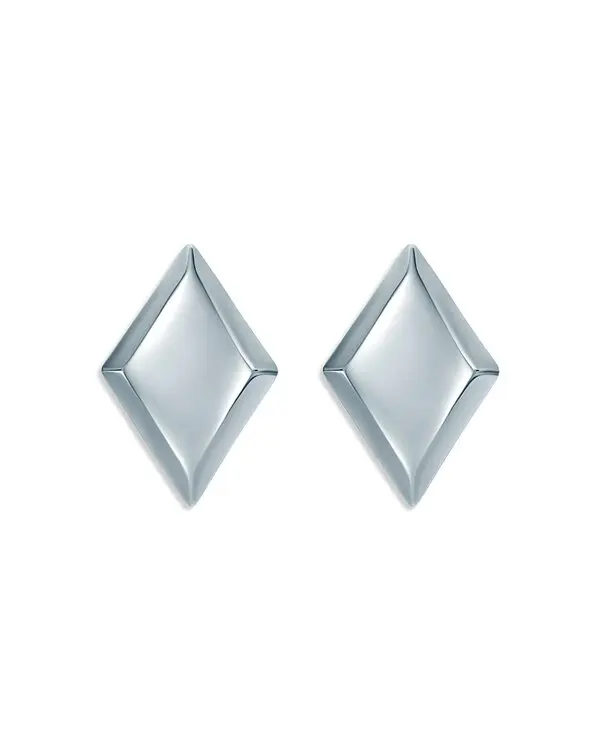 Ted Baker London Geometric Statement Stud Earrings - Silver Tone