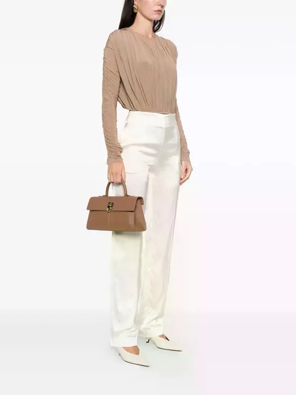 Cafuné Medium Stance C-lock Crossbody Bag - Brown